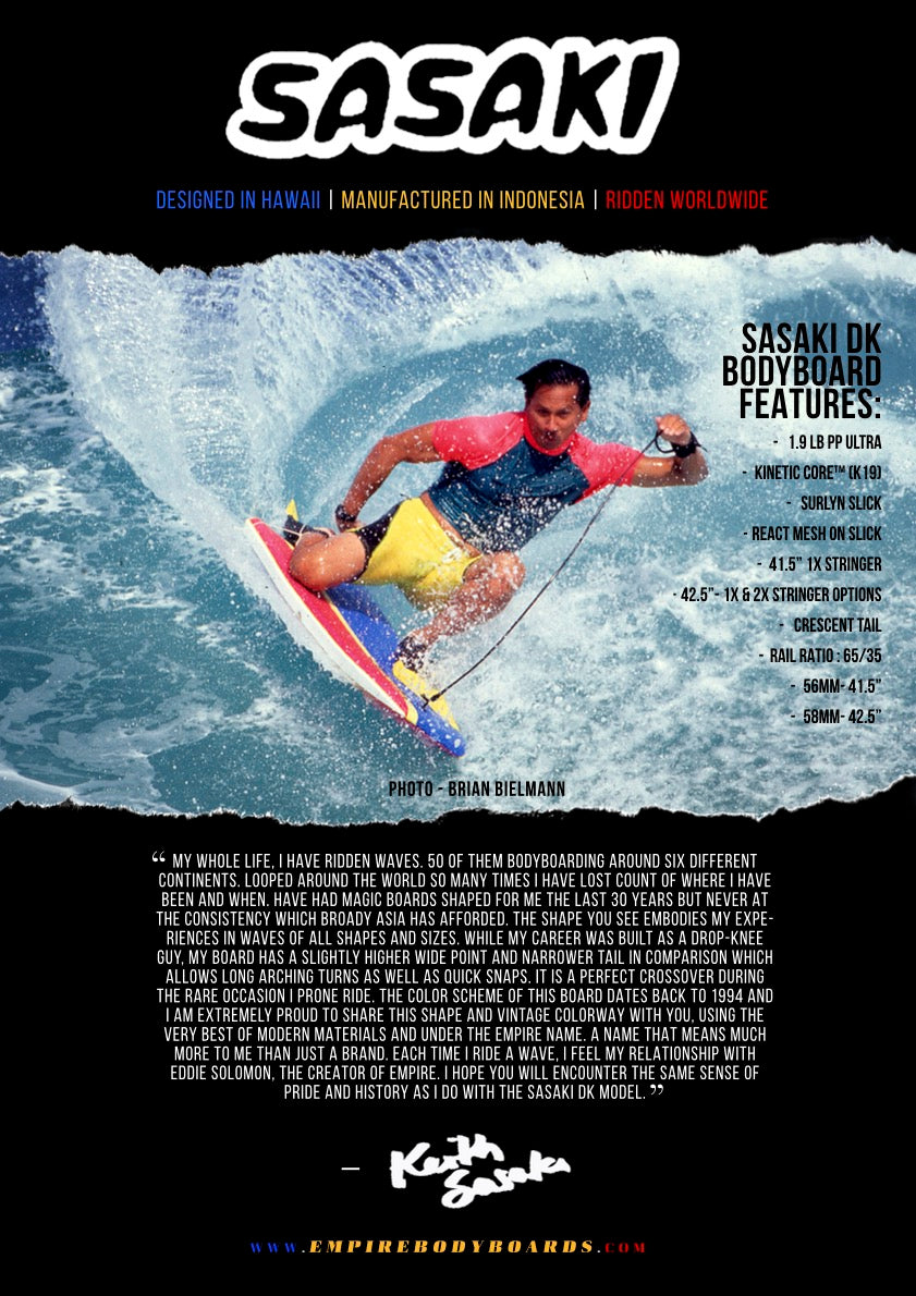 Empire Sasaki Crossover Bodyboard | 662 Bodyboard Shop